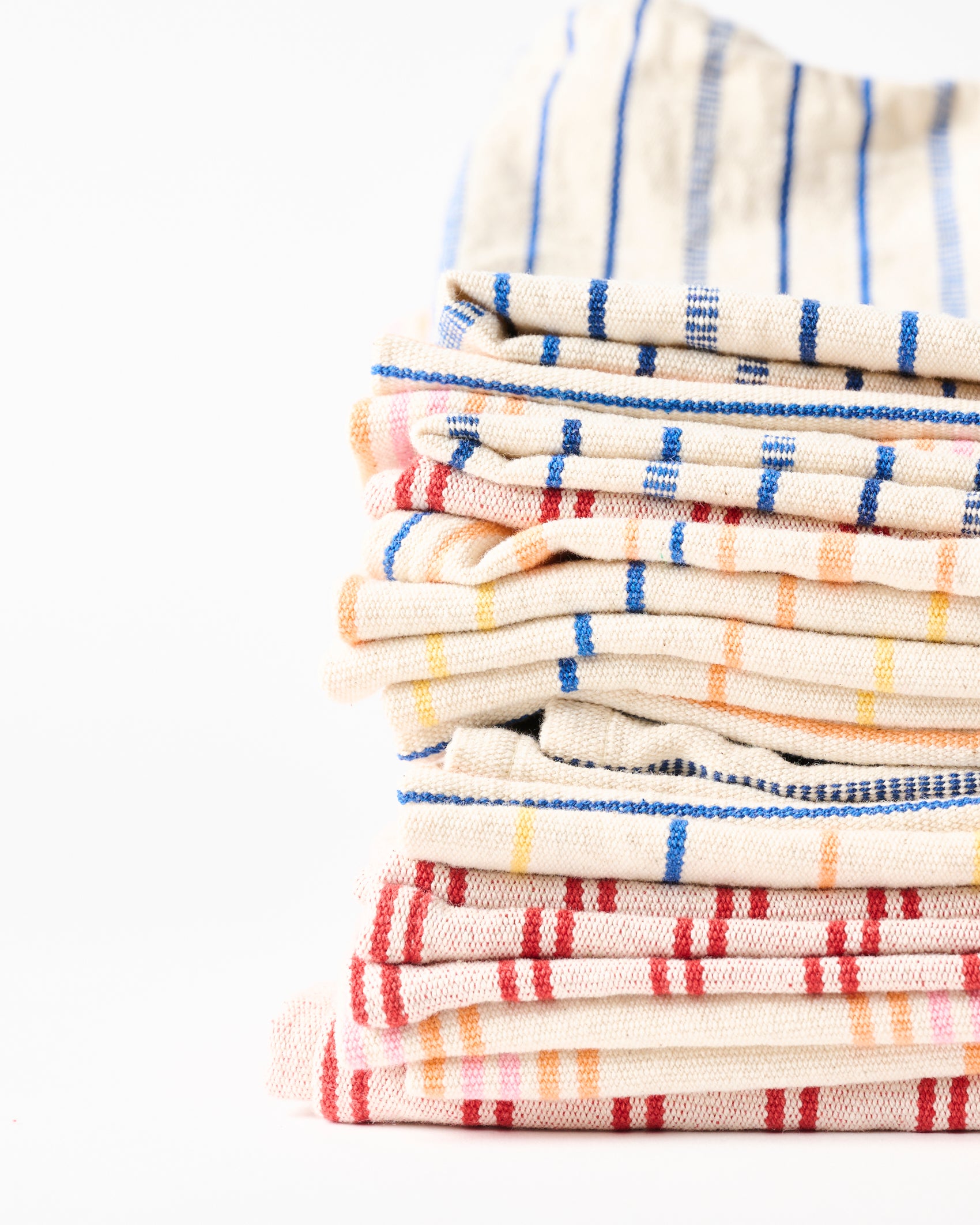 Cotton Cloth Napkins, Classic Collection - Blanche + Mimi & Tensira Af