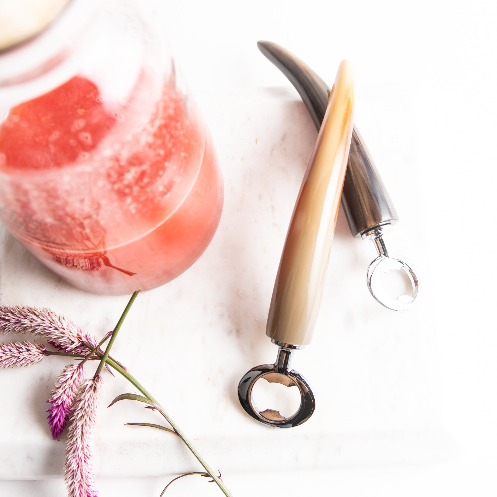 Horn + Chrome Bottle Opener – Blanche + Mimi